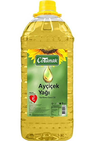 Çotanak Ayçiçek Yağı 5 Lt