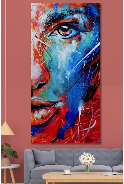 Dekoratif Art Duvar Kanvas Tablo 40 x 80 cm