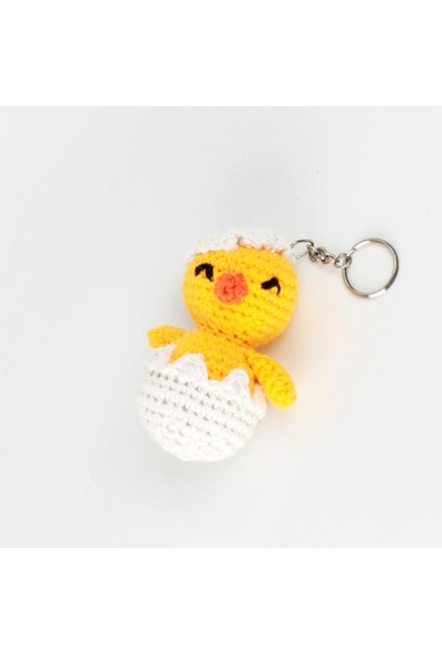 Afillix Concept Civciv Asarım El Yapımı Amigurumi Anahtarlık