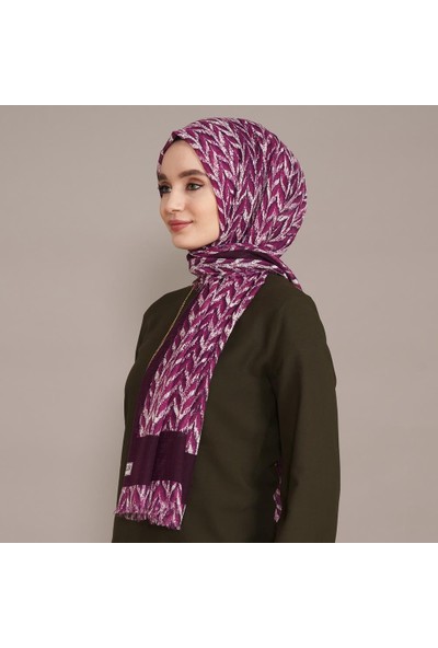 Per Bello Flamlı Emp-Ks 0039 12 Mürdüm Şal Per Bello Flamlı Emp-Ks 0039 12 Mürdüm Şal