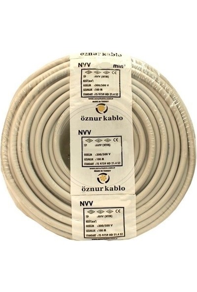 Öznur 4X10MM2 Nym (Antigron) 100MT Öznur Elektrik Tesisat Kablosu Öznur 4X10MM2 Nym (Antigron) 100MT Öznur Elektrik Tesisat Kablosu
