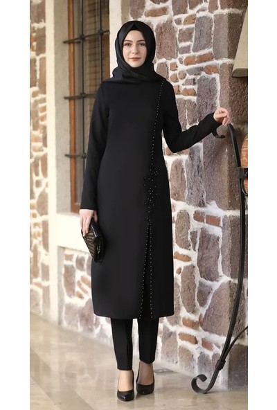 Miss Aymina Incili Tunik Pantolon Ikili Takım ELBNHERATKMSYH02
