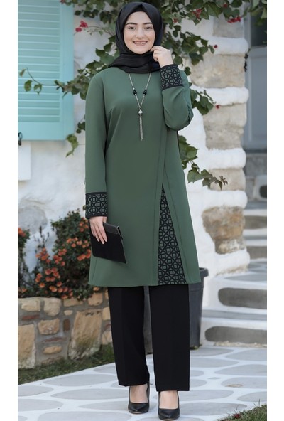 Miss Aymina Lazer Tunik Pantolon Ikili Takım RBYSASYATKMYŞL02