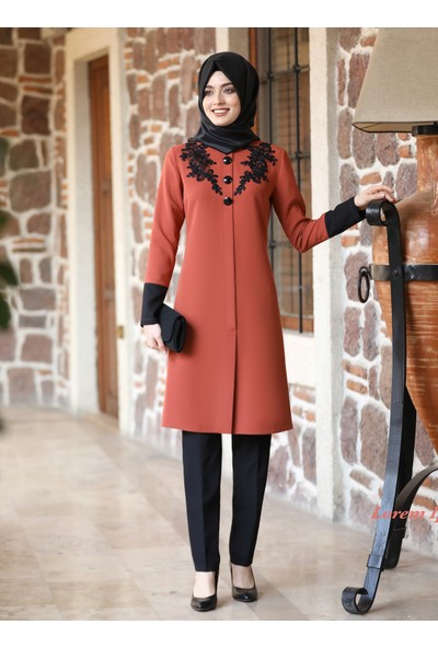 Miss Aymina Zümra Tunik Pantolon Ikili Takım NRZDZMRTKMKRMT04 Miss Aymina Zümra Tunik Pantolon Ikili Takım NRZDZMRTKMKRMT04