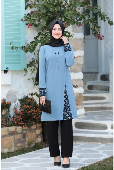 Miss Aymina Asya Tunik Pantolon Ikili Takım RBYASYARKMBM06