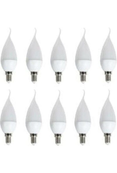 Cata 5w Buji Beyaz Kıvrımlı E14 Duylu Led Ampül 10 Adet Cata 5w Buji Beyaz Kıvrımlı E14 Duylu Led Ampül 10 Adet