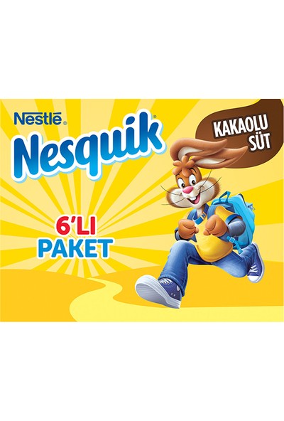 Nesquik Kakaolu Süt 180 ml 6'lı Paket