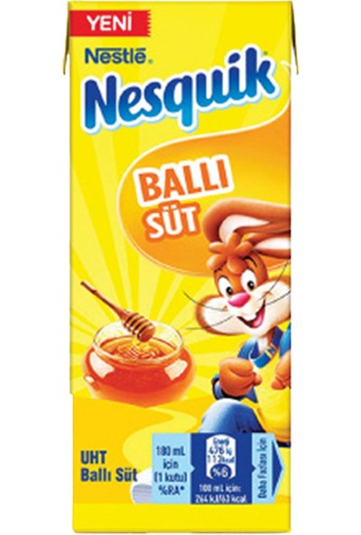 Nesquik Ballı Süt 180 ml 27'li Koli