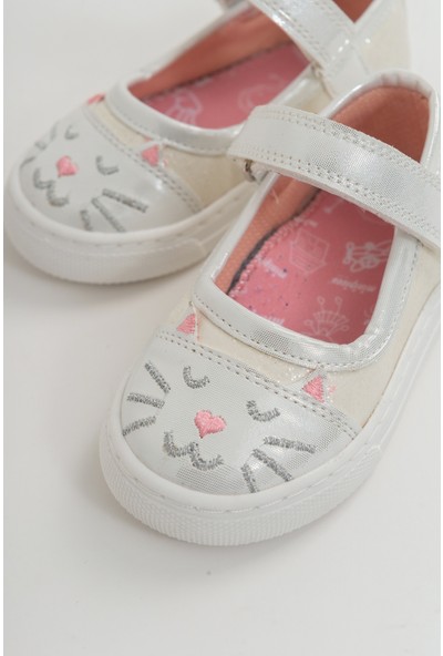 Minipicco Kız Cocuk Sedef Ortopedik Destekli Kedili Babet Minipicco Kız Cocuk Sedef Ortopedik Destekli Kedili Babet