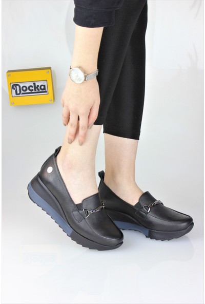 Mammamia Kadın Mevsimlik Hakiki Deri Günlük Loafer Ayakkabı M22-YA3305