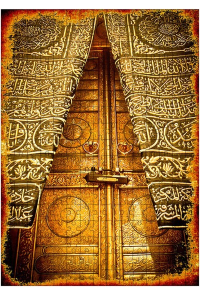 Tablomega Ahşap Mdf Puzzle Yapboz Kabe Kapısı 255 Parça 35*50 cm Tablomega Ahşap Mdf Puzzle Yapboz Kabe Kapısı 255 Parça 35*50 cm