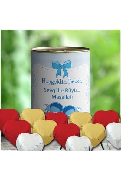 Hoşgeldin Bebek Temalı Mabel Çikolata Konservesi