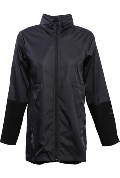 Hummel 940164-2001 Dik Yaka Regular Fit Düz Siyah Kadın Yağmurluk Hummel 940164-2001 Dik Yaka Regular Fit Düz Siyah Kadın Yağmurluk