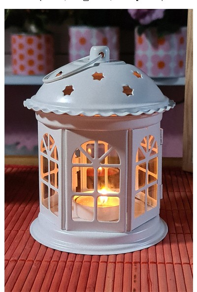 Candle Fener Mumluk Dekoratif