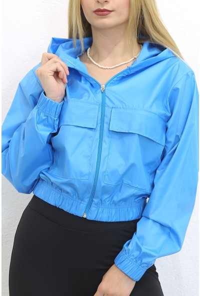 Yusra Yağmurluk Mont Açıkmavi - 7539.107.