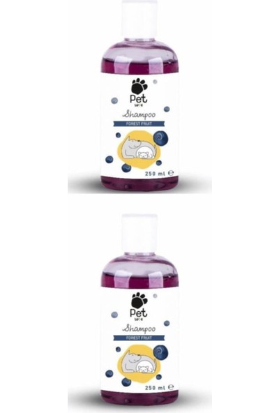 Pet Love Eco Kedi & Köpek Şampuanı Orman Meyveli 250 ml x 2 Adet