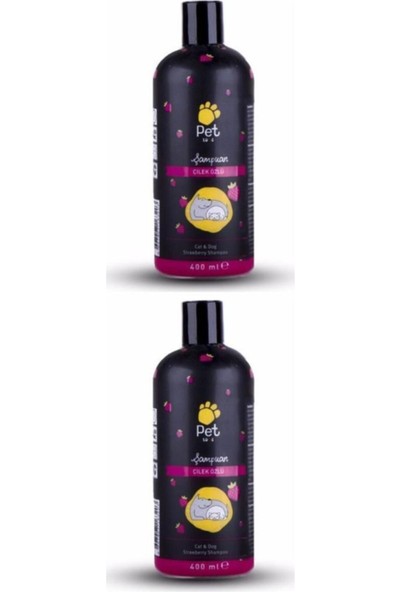 Pet Love Kedi & Köpek Şampuanı Çilek Kokulu 400 ml x 2 Adet