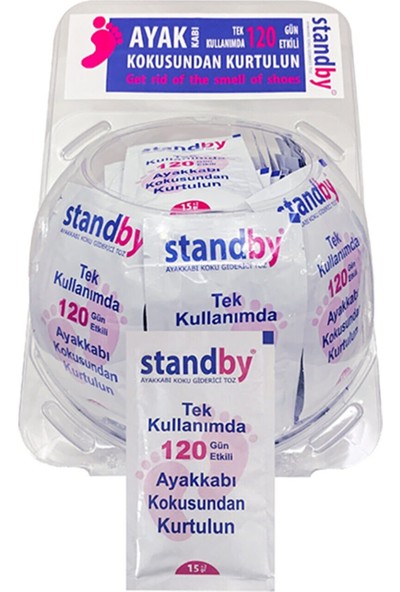 Asker Paketi Standby Ayak Kokusu Önleyici Toz 120 Gün Etkili 1000 Paket (Standlı Gönderim !) Asker Paketi Standby Ayak Kokusu Önleyici Toz 120 Gün Etkili 1000 Paket (Standlı Gönderim !)