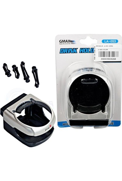 Özdemir Aksesuar Araç Içi Şişe ve Bardak Tutucu Gri