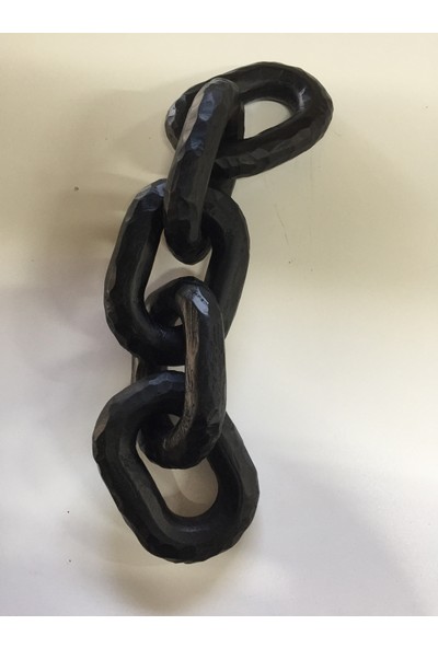 ZS Konsept Ahşap Dekoratif Burgulu 5'li Halka Siyah Zincir ZS Konsept Ahşap Dekoratif Burgulu 5'li Halka Siyah Zincir
