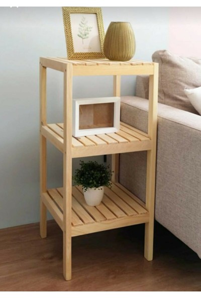 Ahşap 3 Raflı Organizer