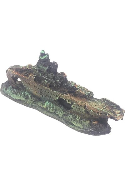 Oripet Akvaryum Dekoru Küçük Savaş Gemisi 13X5 cm Oripet Akvaryum Dekoru Küçük Savaş Gemisi 13X5 cm
