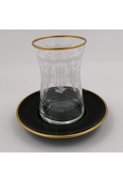 Bernardo Nero 6 Kişilik 12 Parça Çay Seti - Oksz-93