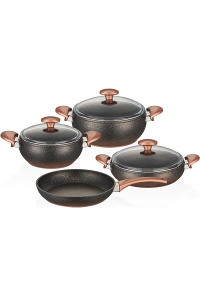 Bernardo Aeris Güveç 7 Parça Granit Set - HSL128