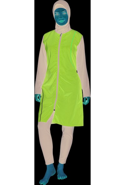 Secret Moda Çizgili Renk Seçenekli Tam Kapalı Hızlı Kuruma Özellikli Tesettür Mayo Mor 1500-6 Secret Moda Çizgili Renk Seçenekli Tam Kapalı Hızlı Kuruma Özellikli Tesettür Mayo Mor 1500-6