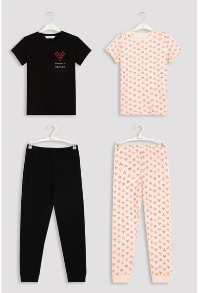 Penti Mix My Heart 4 Pack Pijama Takımı