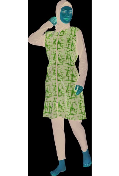 Secret Moda Fermuarlı Renk Seçenekli Tam Kapalı Hızlı Kuruma Özellikli Tesettür Mayo 1800-1 Secret Moda Fermuarlı Renk Seçenekli Tam Kapalı Hızlı Kuruma Özellikli Tesettür Mayo 1800-1