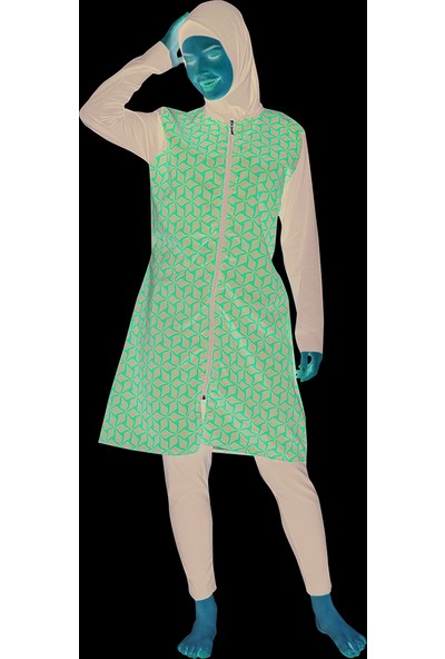 Secret Moda Fermuarlı Renk Seçenekli Tam Kapalı Hızlı Kuruma Özellikli Tesettür Mayo 1800-10 Secret Moda Fermuarlı Renk Seçenekli Tam Kapalı Hızlı Kuruma Özellikli Tesettür Mayo 1800-10