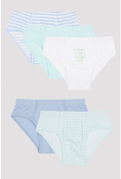 Penti Erkek Çocuk Colorful 5li Pack Slip Külot Penti Erkek Çocuk Colorful 5li Pack Slip Külot