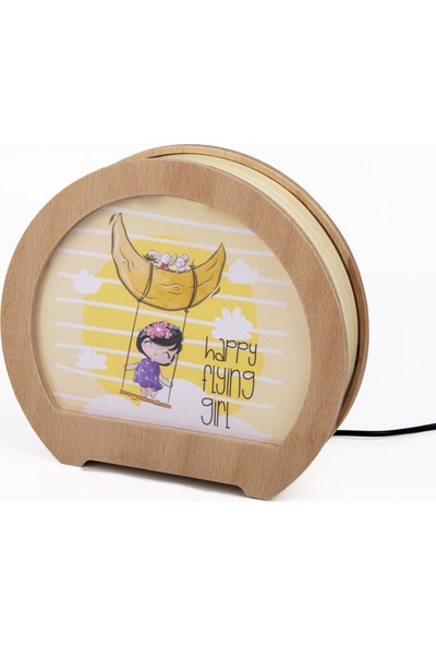 Bunbaza Uykucu Kız Uyku Arkadaşım Çocuk Odası Masaüstü Gece Lambası