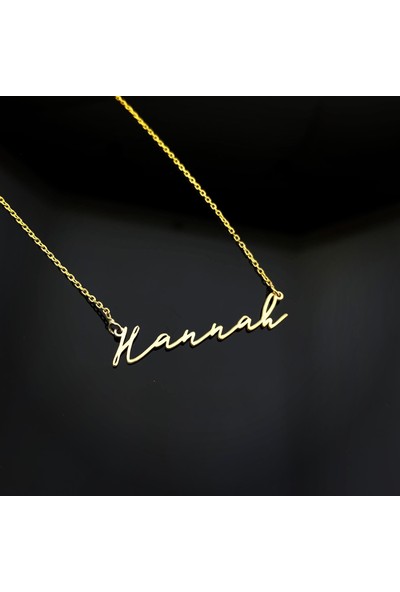 925 Ayar Gümüş Isim Kolye