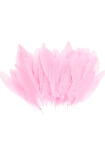 Bimbambom Renkli Kuş Tüyleri, Hobi Aksesuar Süs Malzemeleri 100 Adet