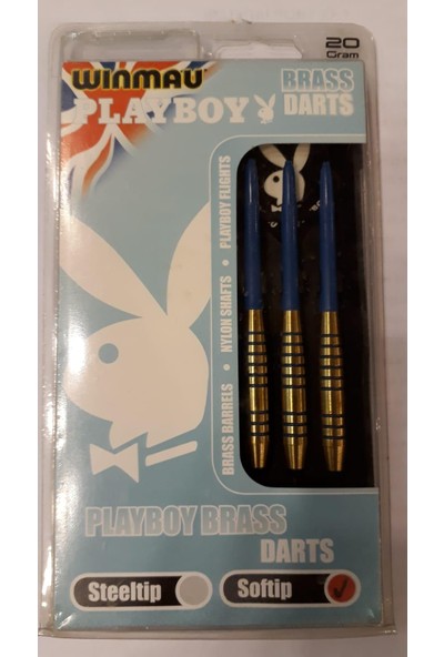 Winmau Playboy Brass Softip 18 gr Dart Oku Winmau Playboy Brass Softip 18 gr Dart Oku