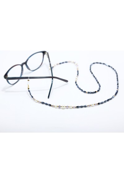 Zeze Tasarım Kristal Gözlük Zinciri