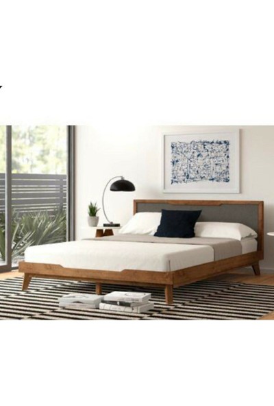 Fadymo Anka Masif Doğal Ahşap Konfor Başlıklı Karyola Fadymo Anka Masif Doğal Ahşap Konfor Başlıklı Karyola