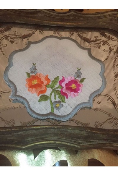 Yıldız Handmade Çiçekli Kokteyl Peçetesi