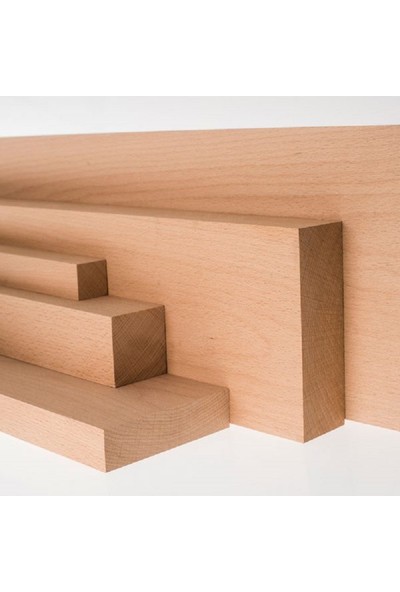 Ecs Kayın 2X4X75 cm Ahşap Çıta Taslak Tahta Planyalı Kereste