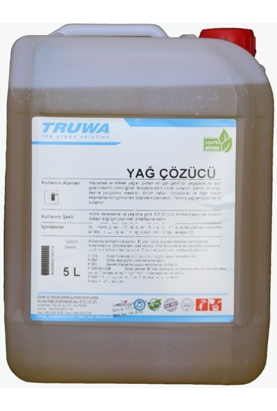 Ersin Ambalaj Yağ Çöz Yanmış Ağır Yağ Kireç Çözücü 5 Litre Ersin Ambalaj Yağ Çöz Yanmış Ağır Yağ Kireç Çözücü 5 Litre