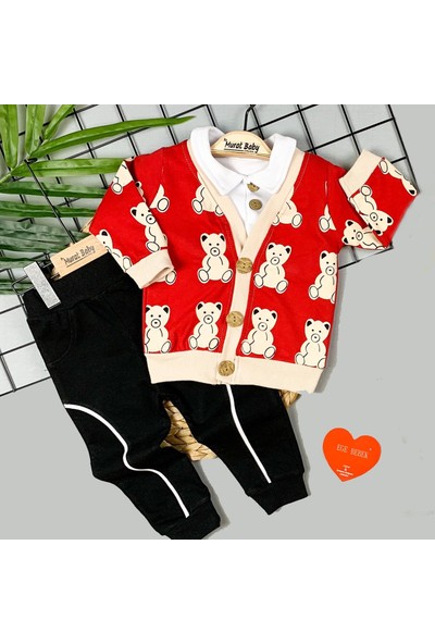 By Murat Bebe Yelekli 3'lü Takım