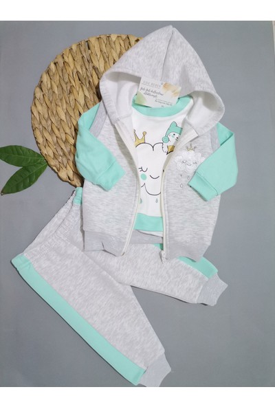 By Murat Bebe Içide Dışı Yumuşacık 3'lü Yelek Takım