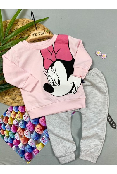 Murat Baby Minnie Mouse Baskılı 2'li Pijama Takımı Murat Baby Minnie Mouse Baskılı 2'li Pijama Takımı