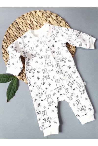 Murat Baby Kapitone Tavşanlı Fermuarlı Tulum