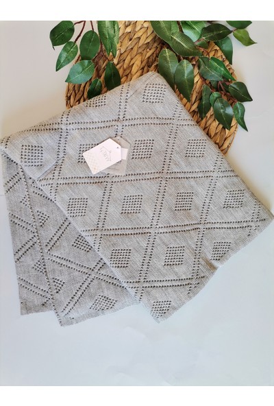 T.f.taffy Baklava Desenli Unisex Akrilik 100X80 Bebek Battaniyesi T.f.taffy Baklava Desenli Unisex Akrilik 100X80 Bebek Battaniyesi