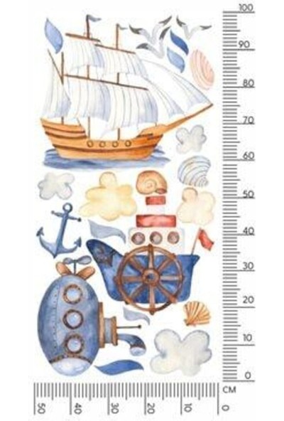 Dez Denizci Duvar Stickerı