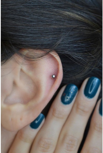 Sacce Scarves & Accessories Iki Ucu Top Çelik Piercing Helix Kıkırdak 6 mm Sacce Scarves & Accessories Iki Ucu Top Çelik Piercing Helix Kıkırdak 6 mm