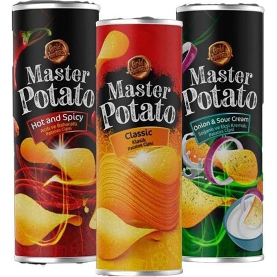 Master Potato Karışık 160 gr 3'lü Set Fiyatı - Taksit Seçenekleri